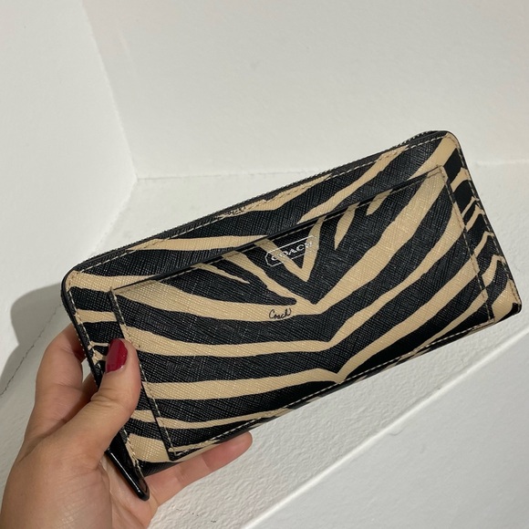 Coach | Bags | Coach Animal Print Wallet | Poshmark